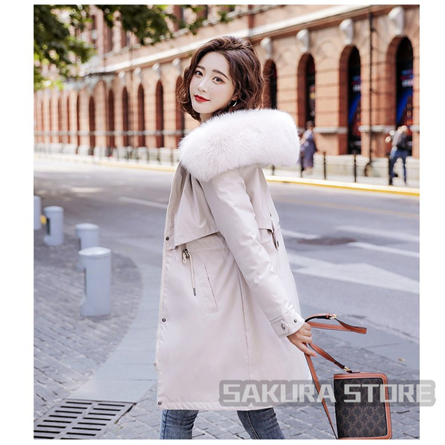 モッズコート レディース ロングコート ロング アウター フェイク