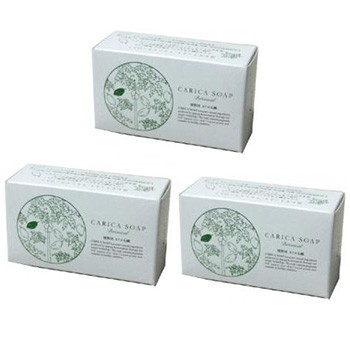 植物性カリカ石鹸 100g 3個セット パパイアの発酵食品である『カリカセラピPS-501』を贅沢に配合
