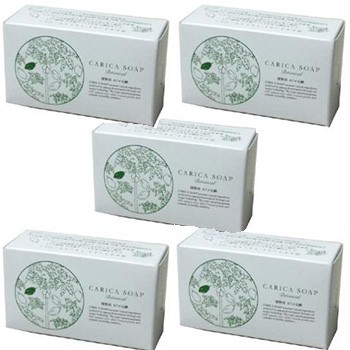 植物性カリカ石鹸 100g 5個セット パパイアの発酵食品である『カリカセラピPS-501』を贅沢に配合し