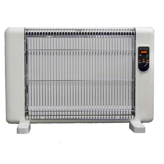 サンラメラ 0621型 ミルキーホワイト 安心のメーカー保証5年付き 小さなお子様のいるご家庭でも安心の輻射熱方式遠赤外線暖房機 正規品 キャスター付き 3段切替構造 200W 400W 600W 【メーカー直送】