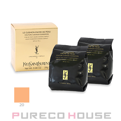 イヴサンローラン アンクル ド ポー ルクッションN SPF23・PA++ 14g×2 #20 レフィル 2個セット