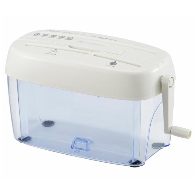 OffiStyle クロスカットハンドシュレッダー 大容量タイプ ホワイト OHM 00-5647 HS-C230-W 送料無料の通販はau PAY マーケット - スリーエーダイレクト ...