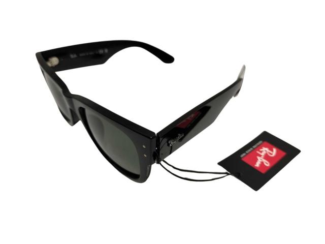 RayBan レイバン サングラス メガ ウェイファーラー RB 0840SF ブラック プラスチック メンズ 超美品【本物保証】