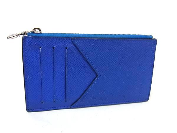 LOUIS VUITTON ルイヴィトン ケース  カードケース M80987 アイスバーグ(ブルー系） タイガ メンズ シルバー金具 美品【本物保証】