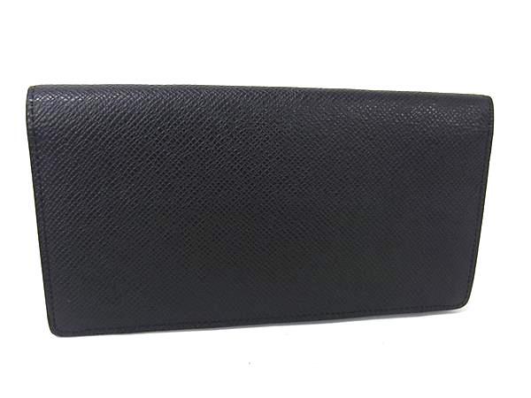 LOUIS VUITTON ルイヴィトン 財布 ポルトフォイユ ロン M33402 アルドワーズ(ブラック系) タイガ メンズ 美品【本物保証】