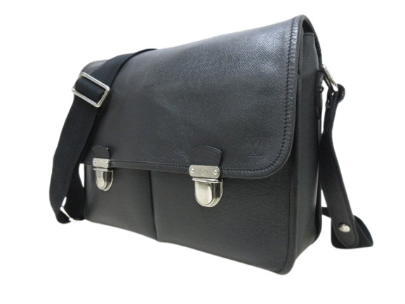 LOUIS VUITTON ルイヴィトン ショルダーバッグ アレクセイ M32472 アルドワーズ タイガ メンズ シルバー金具【本物保証】