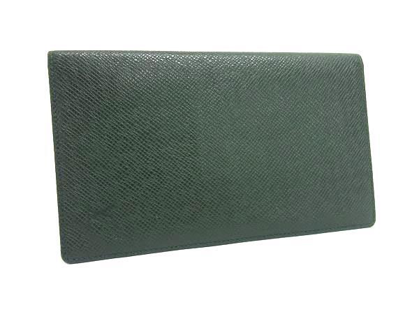 LOUIS VUITTON ルイヴィトン 長財布 タイガ ポルトシェキエ・カルト クレディ M30414 エピセア レザー メンズ 札入れ【本物保証】