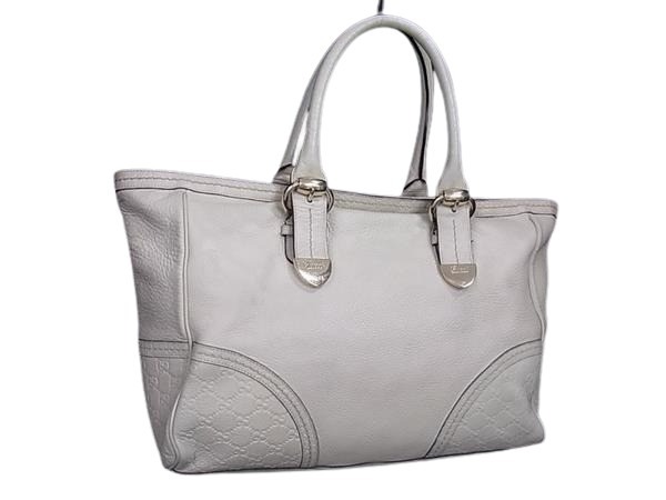 GUCCI グッチ ハンドバッグ シグノリア 181510 ライトベージュ レザー レディース ゴールド金具【本物保証】