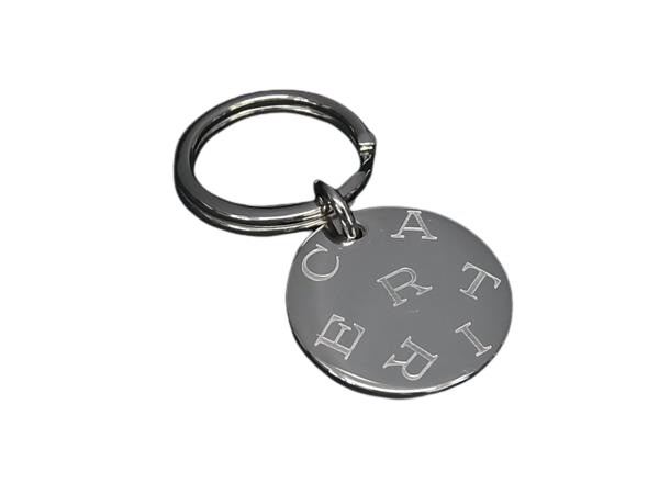 Cartier カルティエ キーホルダー シルバー ステンレス ユニセックス 美品【本物保証】