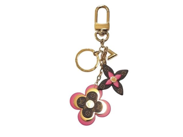 LOUIS VUITTON ルイヴィトン キーホルダー ポルトクレ ブルーミングフラワー M63084 マルチカラー モノグラム レディース 新古未使用展示品【本物保証】