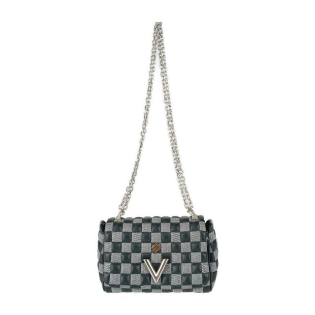 美品 LOUIS VUITTON ルイ ヴィトン ショルダーバッグ ダミエ ツイストBB N40221 ブラック ホワイト カーフレザー レディース ニコラ ジェスキエール【本物保証】