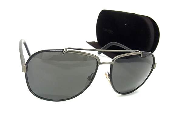 TOM FORD トムフォード サングラス Miguel TF148 09A ブラック プラスチック メタル メンズ ティアドロップ 超美品【本物保証】