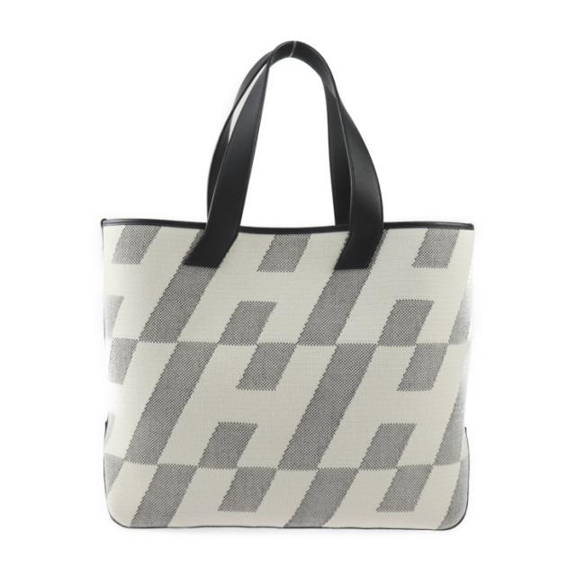 美品 HERMES エルメス H アンビエ GM - トートバッグ トワルアッシュ ヴォースイフト エクリュ ハンドバッグ Z刻印 バイアス【本物保証】