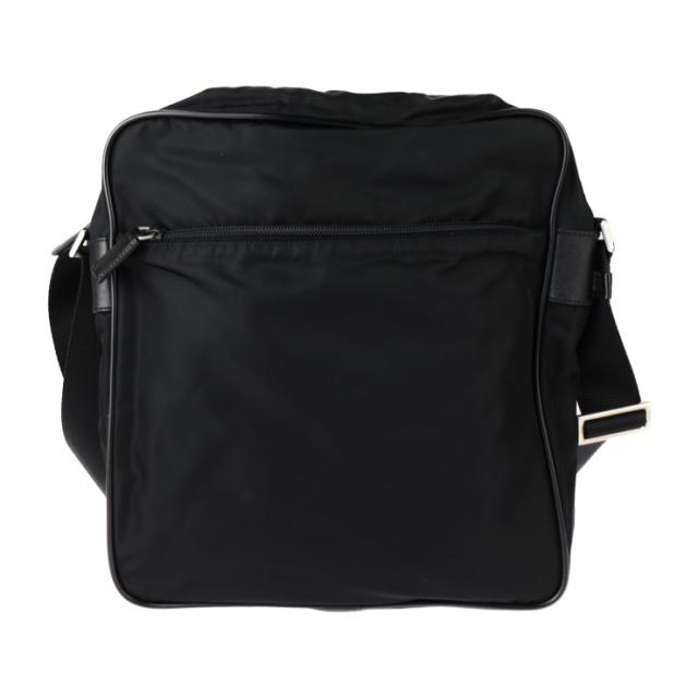 PRADA プラダ トライアングルロゴ V161 ショルダーバッグ ナイロン NERO ブラック 三角ロゴプレート【本物保証】