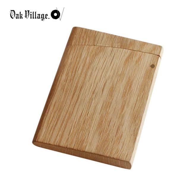 オークヴィレッジ 木製名刺ケース INRO ナチュラル  木製 無垢 雑貨 定期入れ カードケース 文房具 ビジネス 就職