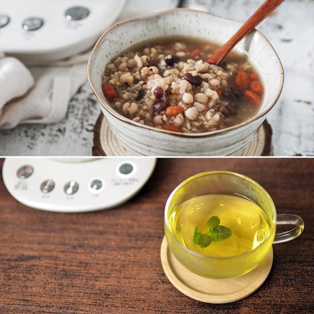 BUYDEEM バイディーム 薬膳ティーポット 1.0L 薬膳茶 漢方茶 ハーブティー 煮出し 保温 電気ポット ガラス 電気ケトル