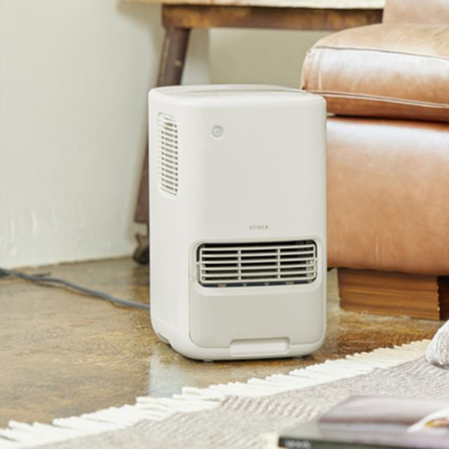 siroca シロカ 加湿機能付き セラミックファンヒーター 家電暖房器具/ヒーター/加湿機能/乾燥対策/ウイルス抑制/静音 約25dB/コンパクト/足元 暖房 加湿/siroca シロカ/