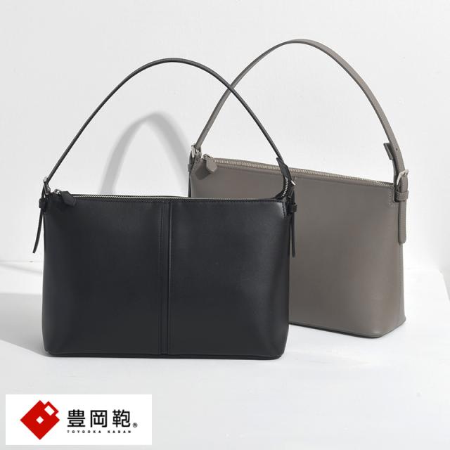 豊岡鞄 TOTTE 牛革 天ファスナー ハンドバッグ  日本製 セカンドバッグ 冠婚葬祭 結婚式 かばん 大人 おしゃれ