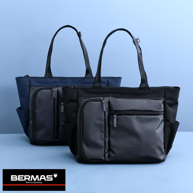 BERMAS ビジネストートバッグ BAUER GEHEN  A4 ノートPC収納 折り畳み傘 ペットボトル シンプル 鞄 かばん  【送料無料】