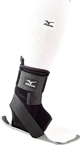 [ミズノ] バイオギアサポーター足首用(1枚入り) リアオープン ハードパッド 高強度 男女兼用 K2JJ5B70 03 ブラック L-XLサイズ