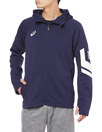 [アシックス] トレ−ニングウェア LIMOドライスウェットフルジップフーディー 2031C886 メンズ 400(ピーコート) 2XLサイズ