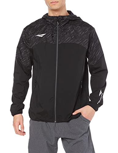 [ペナルティ] パーカー サッカー フットサル PROストレッチピステパーカー 防風 撥水 PO2435 メンズ クロ/チャコール Sサイズ