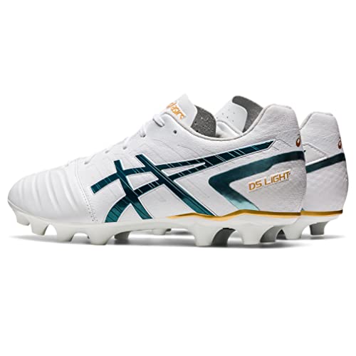 [アシックス] サッカースパイク DS LIGHT 101(ホワイト/ベルベットパイン) 26.0 cm 2E アシックス] サッカースパイク DS LIGHT 101(ホワイト/ベルベット