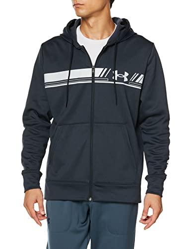 [アンダーアーマー] トレーニングフリース UA ARMOUR FLEECE BAR LOGO FULL ZIP メンズ Black Mサイズ