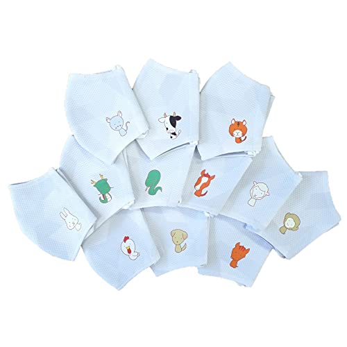 [レワード]製 楽々通気マスク (干支デザイン、12枚セット) AC-106