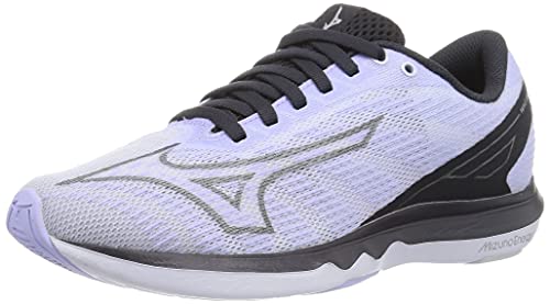 [ミズノ] ランニングシューズ ウエーブシャドウ 5 ジョギング マラソン スポーツ トレーニング 軽量 ホワイト×グレー×ブラック 22.5 cm 2E