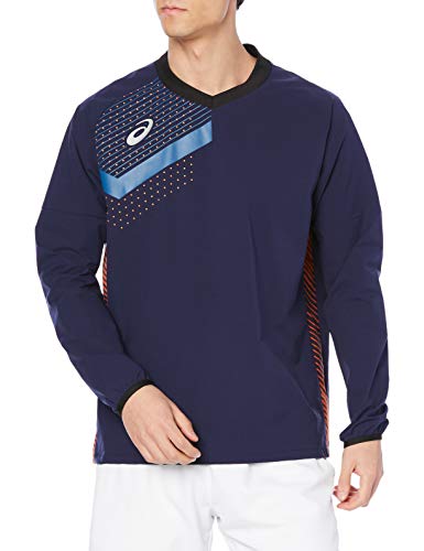 [アシックス] サッカーウエア クロストップ 2101A125 メンズ 400(ピーコート) Sサイズ