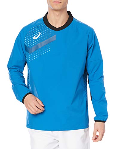 [アシックス] サッカーウエア クロストップ 2101A125 メンズ 401(リボーンブルー) Sサイズ