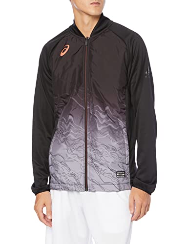 [アシックス] サッカーウェア AI ハイブリッドトップ 2101A138 メンズ 002(パフォーマンスブラック/フラッシュコーラル) Mサイズ