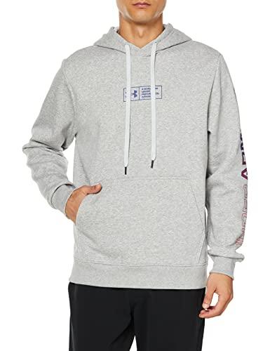 [アンダーアーマー] トレーニングフリース UA RIVAL FLEECE GRADIENT HOODIE メンズ Mod Gray Mサイズ