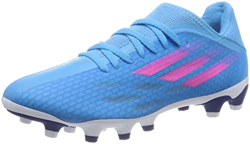 [アディダス] サッカースパイク エックス スピードフロー.3 HG/AG スカイラッシュ/チームショックピンク/フットウェアホワイト(GW7503) 25.0 cm