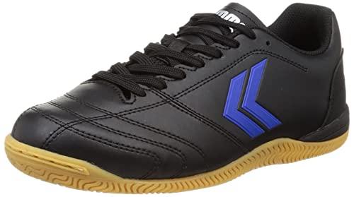 [ヒュンメル] フットサルシューズ マルカトーレ2 SUPERWIDE IF ブラック×ブルー (9060) 24.5 cm