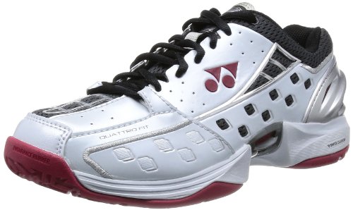 [ヨネックス] POWER CUSION WIDE 261 SHT261W 636 (パールホワイト/レッド/23.0cm)