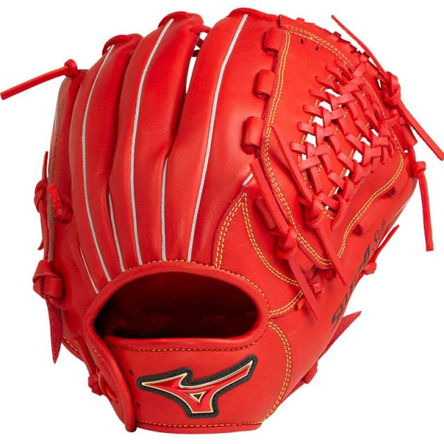 ミズノ（MIZUNO） ソフトボール用グラブ オールラウンド用 セレクトナイン Soft Plus 1AJGS26910 62H （レッド/ＦＦ/Men's、Lady's）