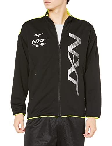 [ミズノ] トレーニングウェア N-XT ウォームアップジャケット 吸汗速乾 32JC1210 ブラック Lサイズ