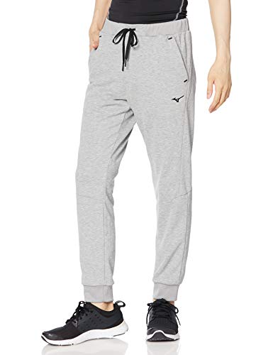 [Mizuno] トレーニングウェア スウェットパンツ 吸汗速乾 32MD0063 メンズ グレー杢 XLサイズ