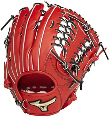 ミズノ MIZUNO 軟式用 グローバルエリート H Selection02＋ 外野手用/サイズ16N (1AJGR26517) 70ラディッシュ 左投げ用