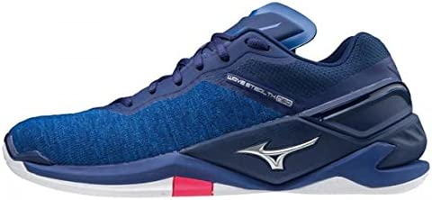 MIZUNO(ミズノ) ウエーブステルス NEO(ハンドボール) その他スポーツ ハンドボール(X1GA2000) 20ブルー×シルバー×ピンク 31.0cm