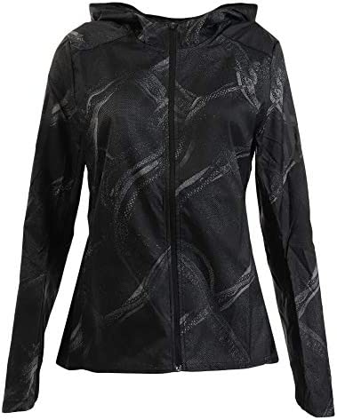 [アディダス] ランニング オウン ザ ラン グラフィック ジャケット FTZ39 レディース グレースリー/カーボン/ブラック(DW5960) J/Sサイズ