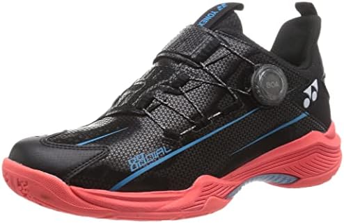 [ヨネックス] バドミントンシューズ パワークッション88ダイヤル ブラック/レッド (187) 24.0 cm