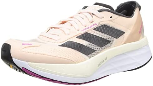 [アディダス] ランニングシューズ アディゼロ ボストン 11 LWE90 レディース ワンダークォーツ/カーボン/クリスタルホワイト(GV9076) 24.0 cm