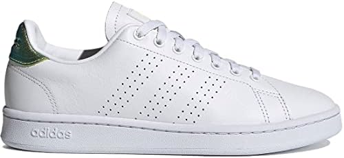 [アディダス] アドバンコート W ADVANCOURT フットウェアホワイト/フットウェアホワイト/ハイレゾイエロー FY8956 22.5cm国内正規品