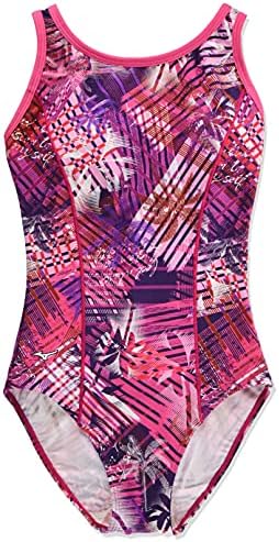 MIZUNO(ミズノ) スイム フィットネス水着 ワンピース（Ｖバック） N2JA1327 レディース 大人 65 ローズ サイズL