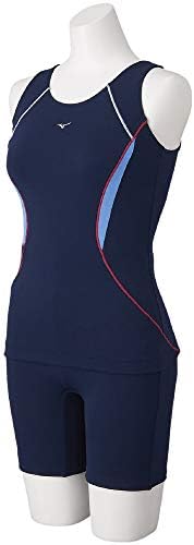 MIZUNO(ミズノ)フィットネス水着 レディース セパレーツ（３．５分丈） N2JG1350 XLサイズ