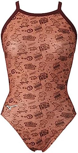 MIZUNO(ミズノ) スイム 競泳水着 練習用 スイムウェア エクサースーツ ミディアムカット ドラえもん N2MA1481 ジュニア(ガールズ) 54 オレンジ サイズ 140