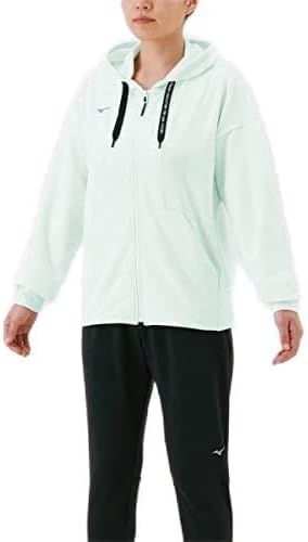 MIZUNO(ミズノ) スウェットフーディ(レディース) トレーニングウエア スウェット (32MC1360) 04ビットオブブルー Mサイズ